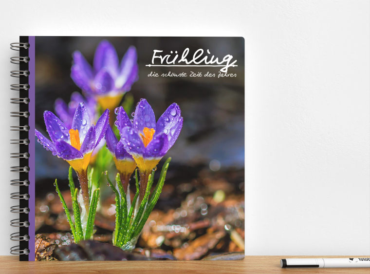 Fotobuch erstellen 21x21 cm mit Ringbindung & 25 Jahren Garantie