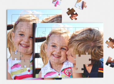 Rahmenpuzzle 40 Teile mit eigenem Foto und Text